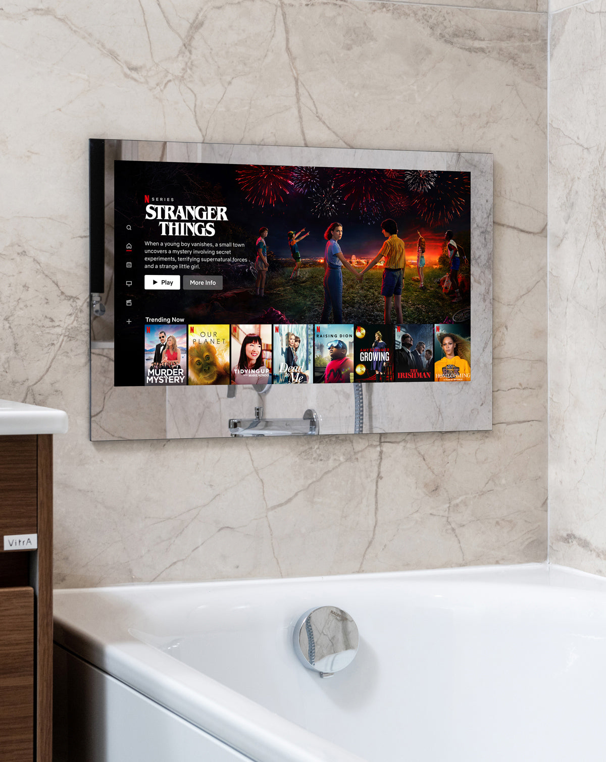24" Watervue Bathroom TV Mirror webOS – Bathroomtv.co.uk