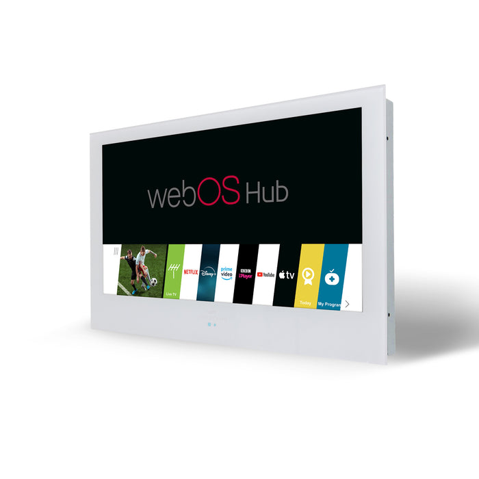 19" Watervue Bathroom TV White webOS